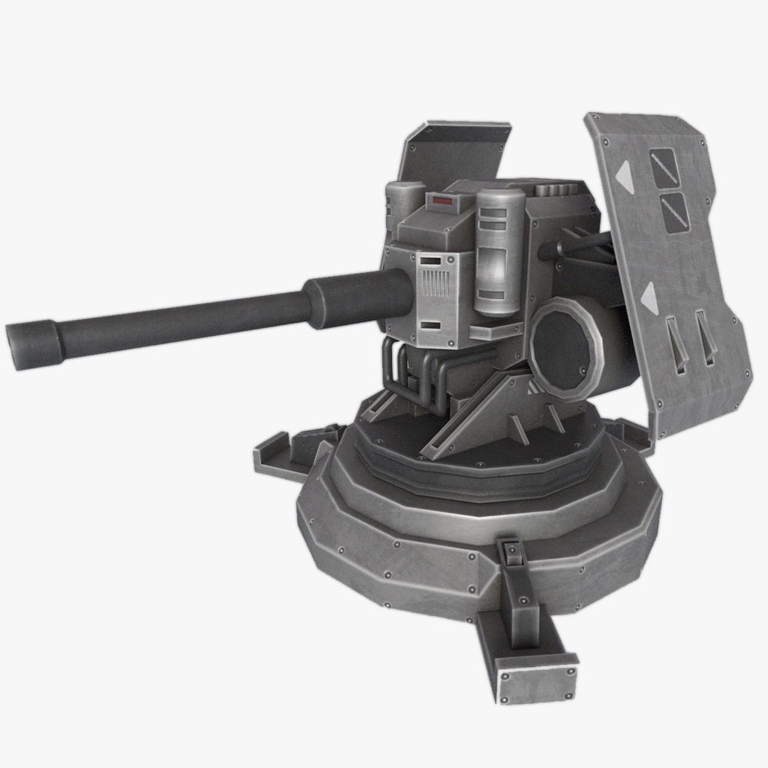 3D Prototype Turret Model - TurboSquid 2392559