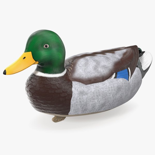 3D model Duck Decoy Drake - TurboSquid 1871876