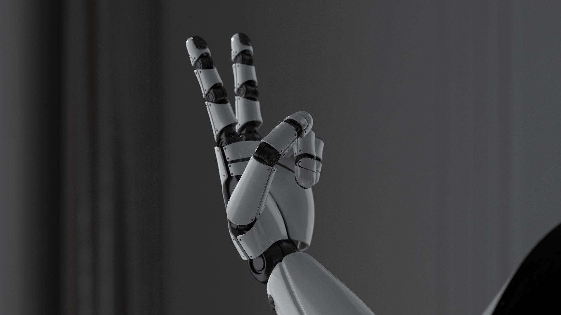Robot Hand Two Finger Pose 3D Model - TurboSquid 2098272