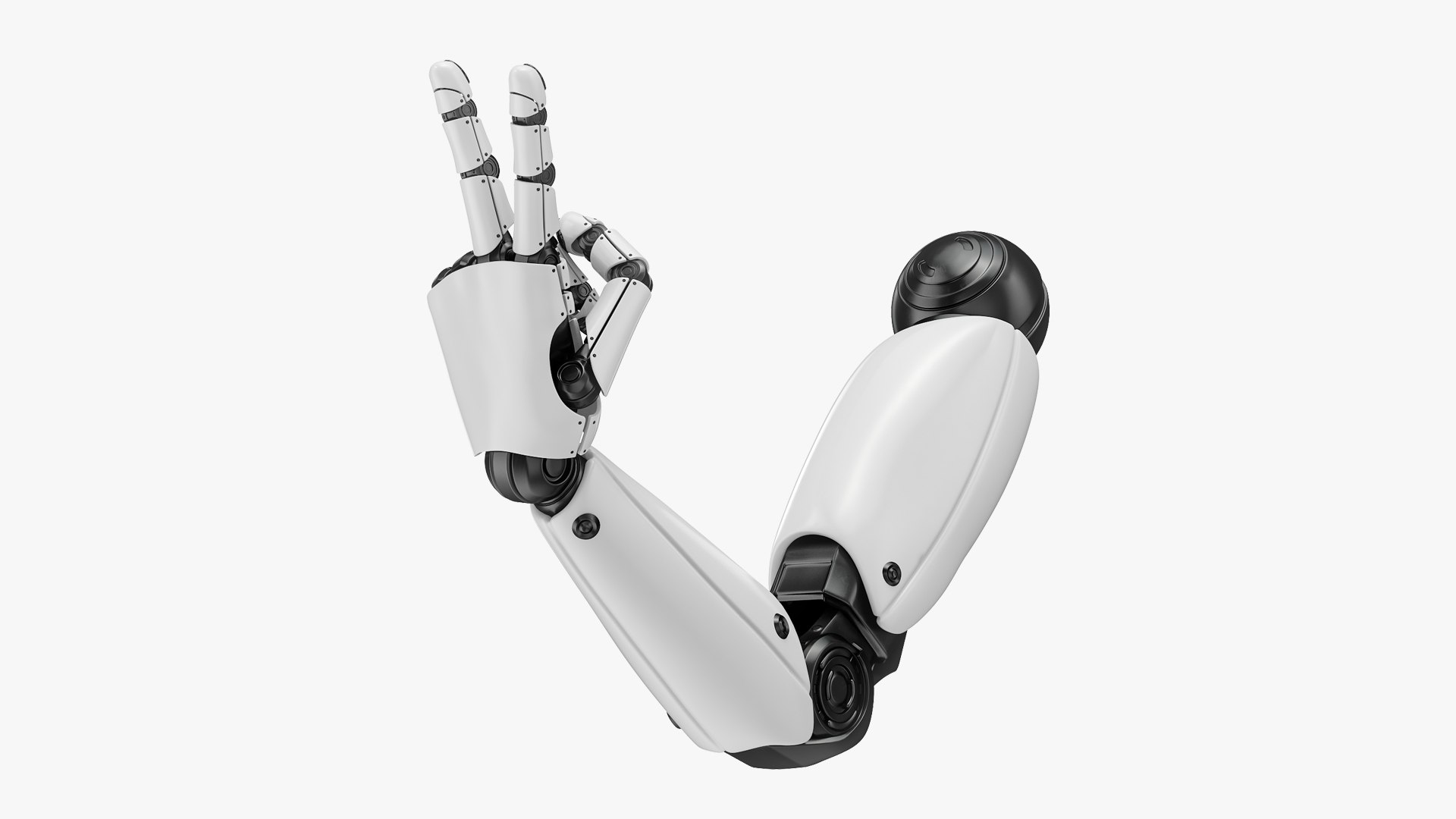 Robot Hand Two Finger Pose 3D model - TurboSquid 2098272