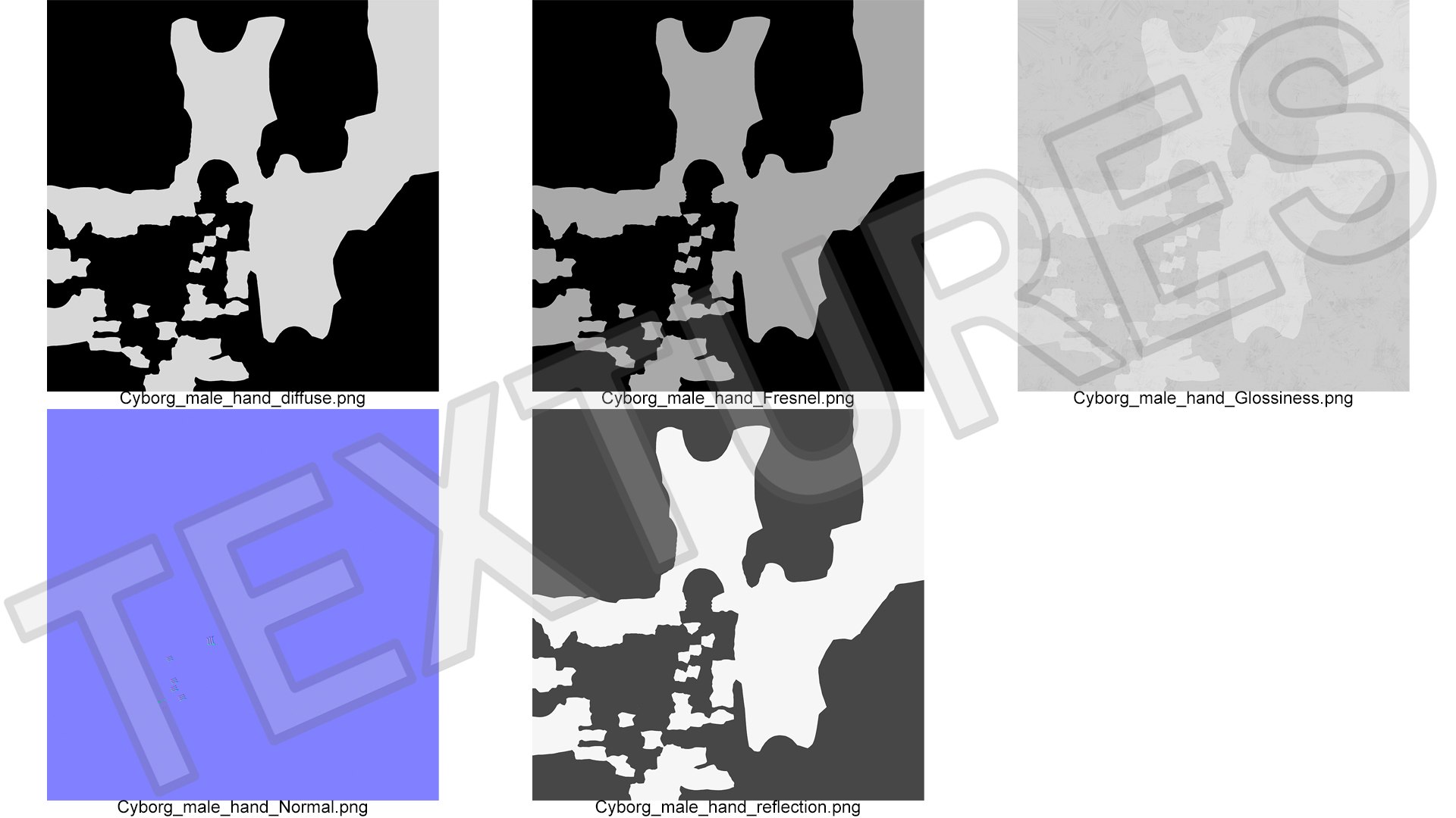 Robot Hand Two Finger Pose 3D Model - TurboSquid 2098272