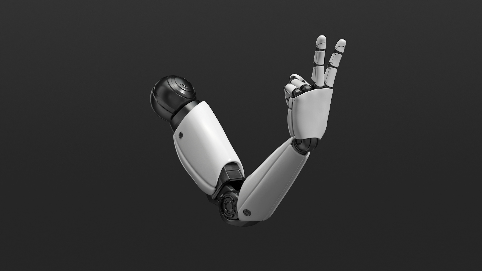 Robot Hand Two Finger Pose 3D Model - TurboSquid 2098272