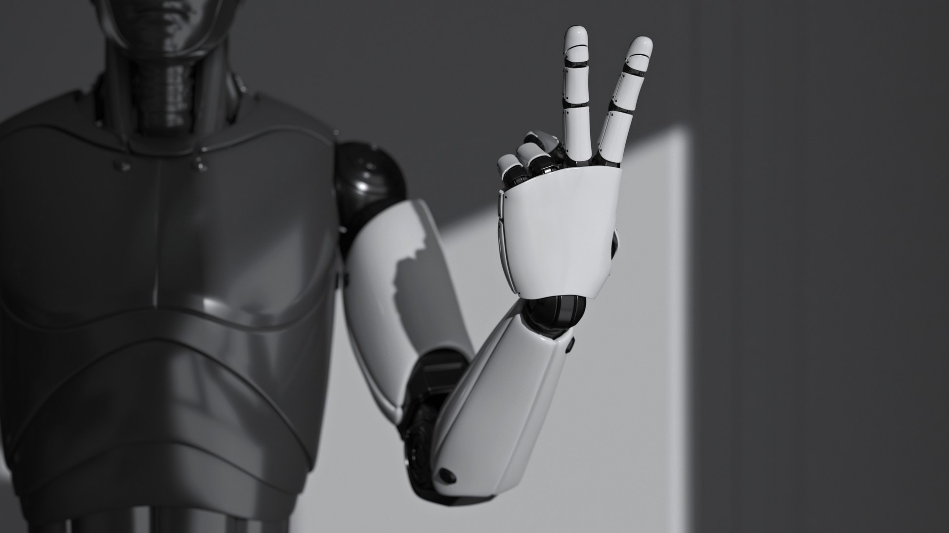 Robot Hand Two Finger Pose 3D Model - TurboSquid 2098272