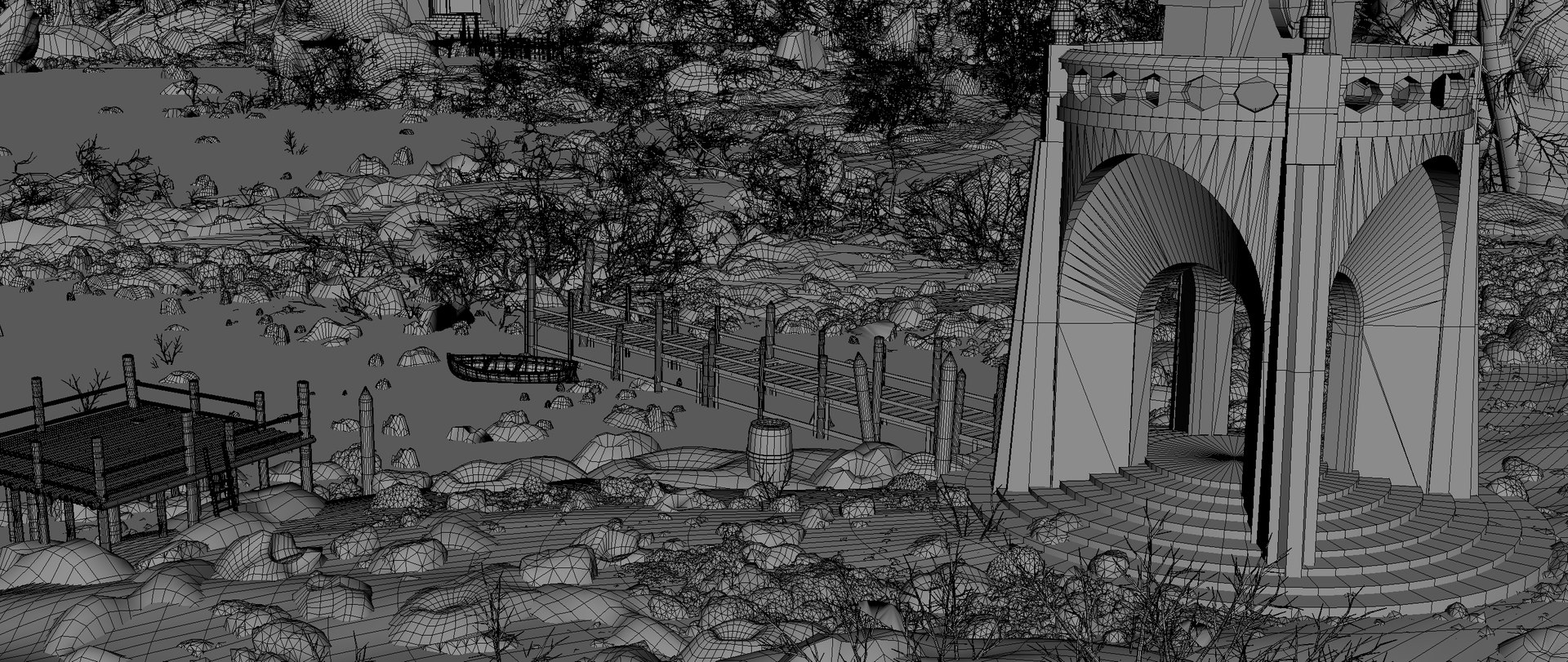 3D Fantasy Sunset Castle V7 - TurboSquid 1884423