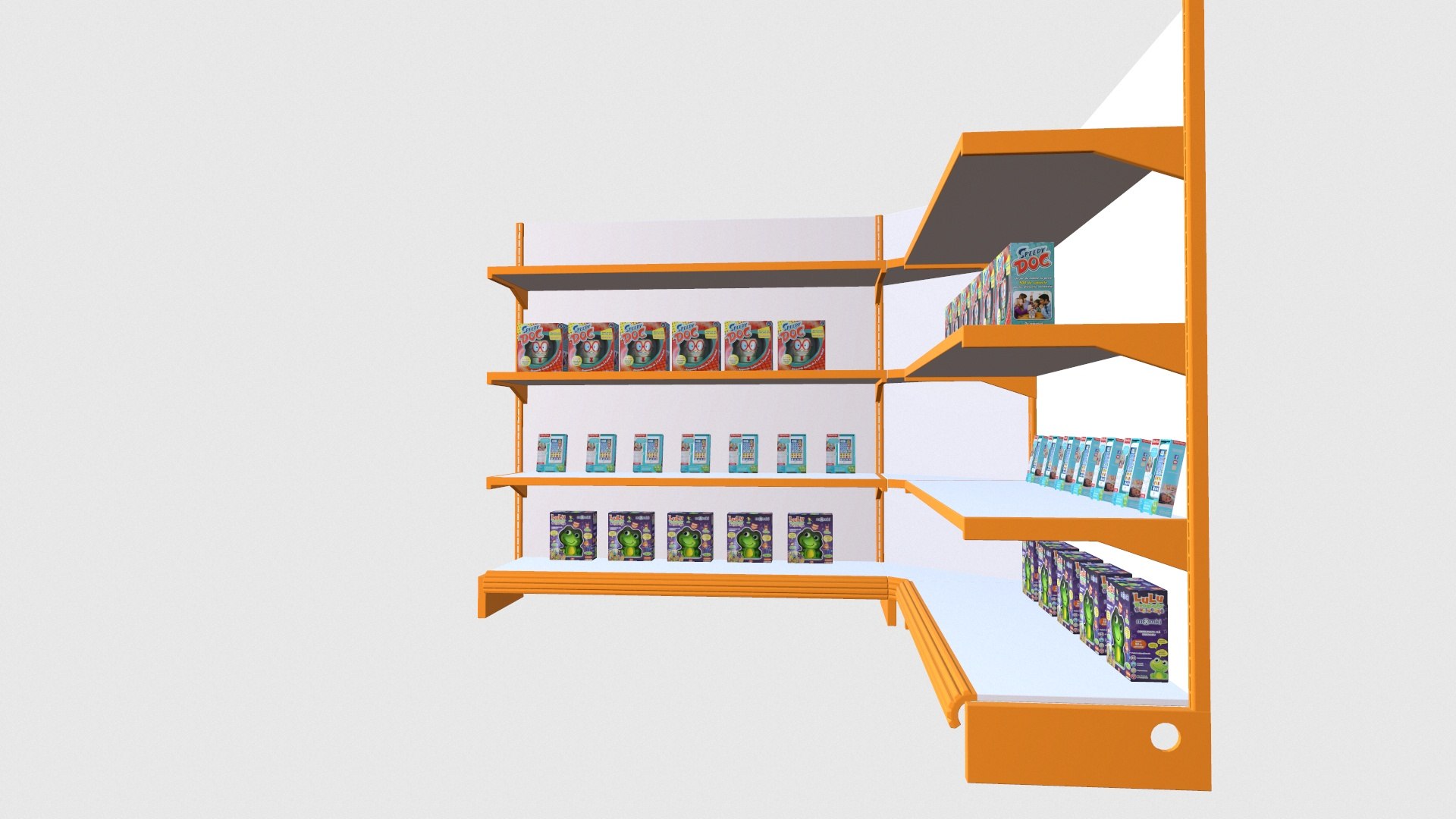3D Toys Showcase Rack - TurboSquid 2358452