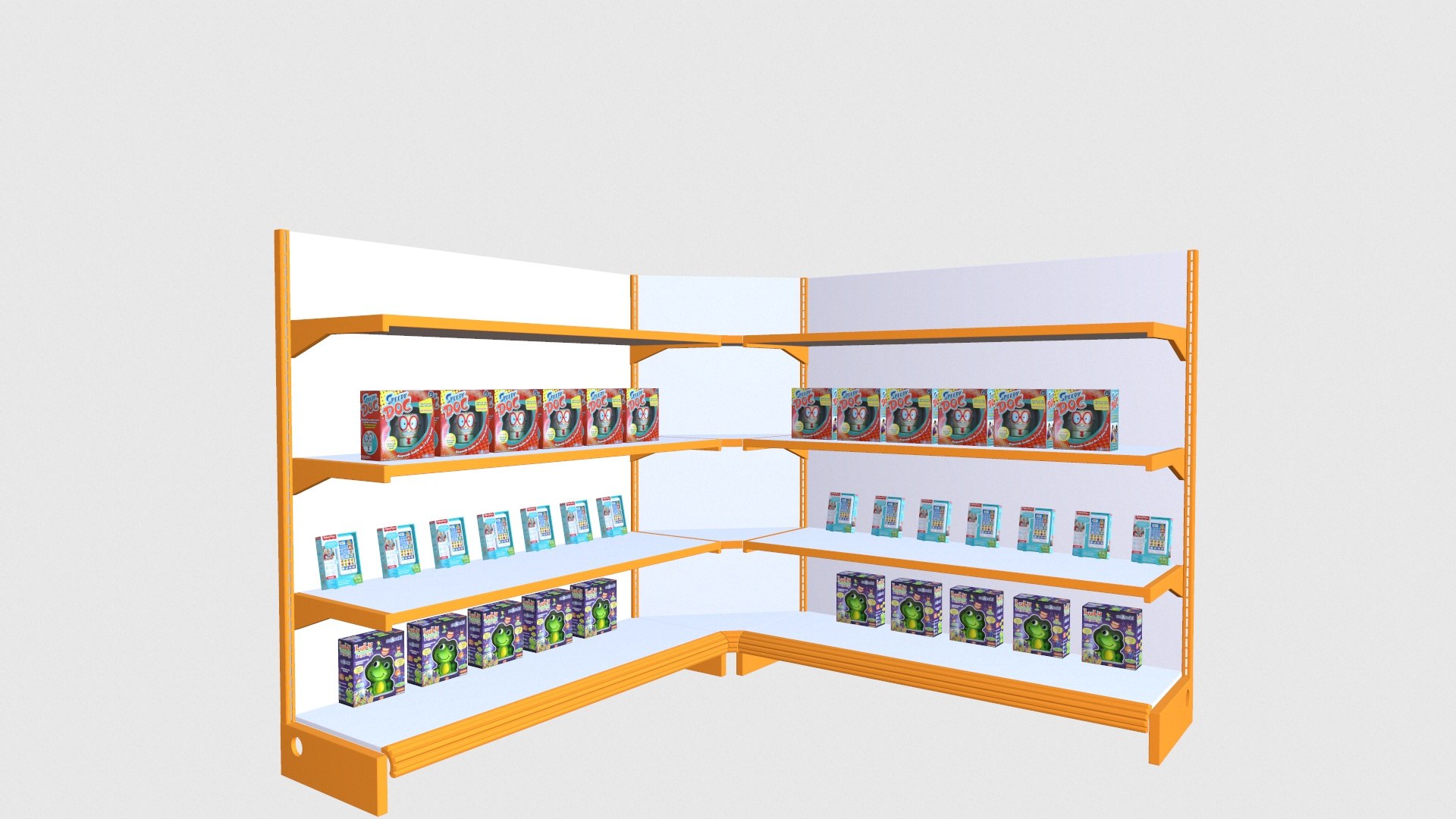 3D Toys Showcase Rack - TurboSquid 2358452