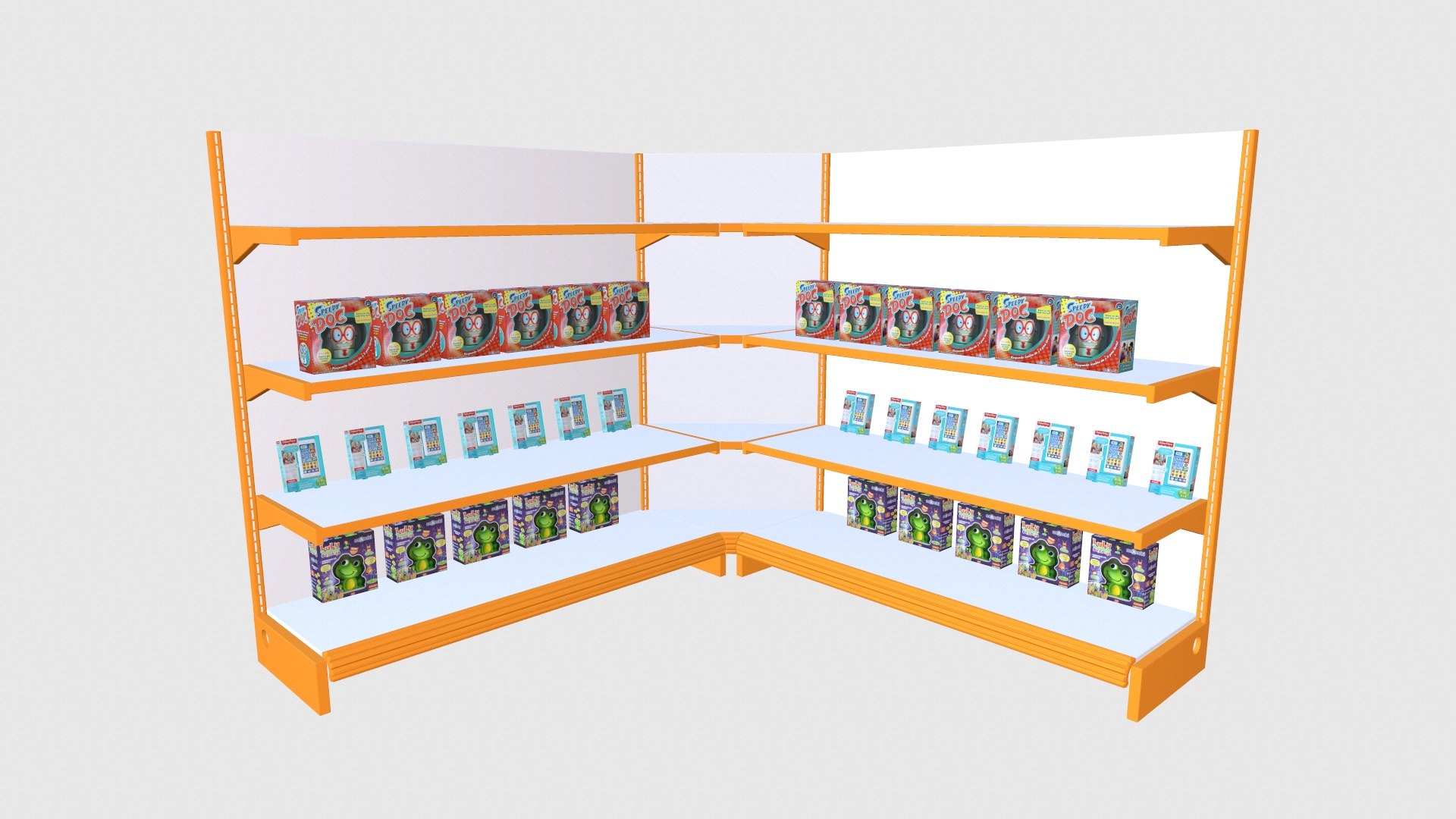 3D Toys Showcase Rack - TurboSquid 2358452