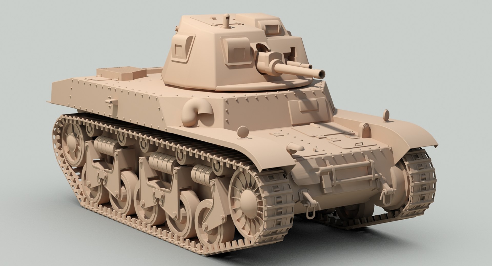 Ww2 Renault Acg1 Tank 3D - TurboSquid 1307504