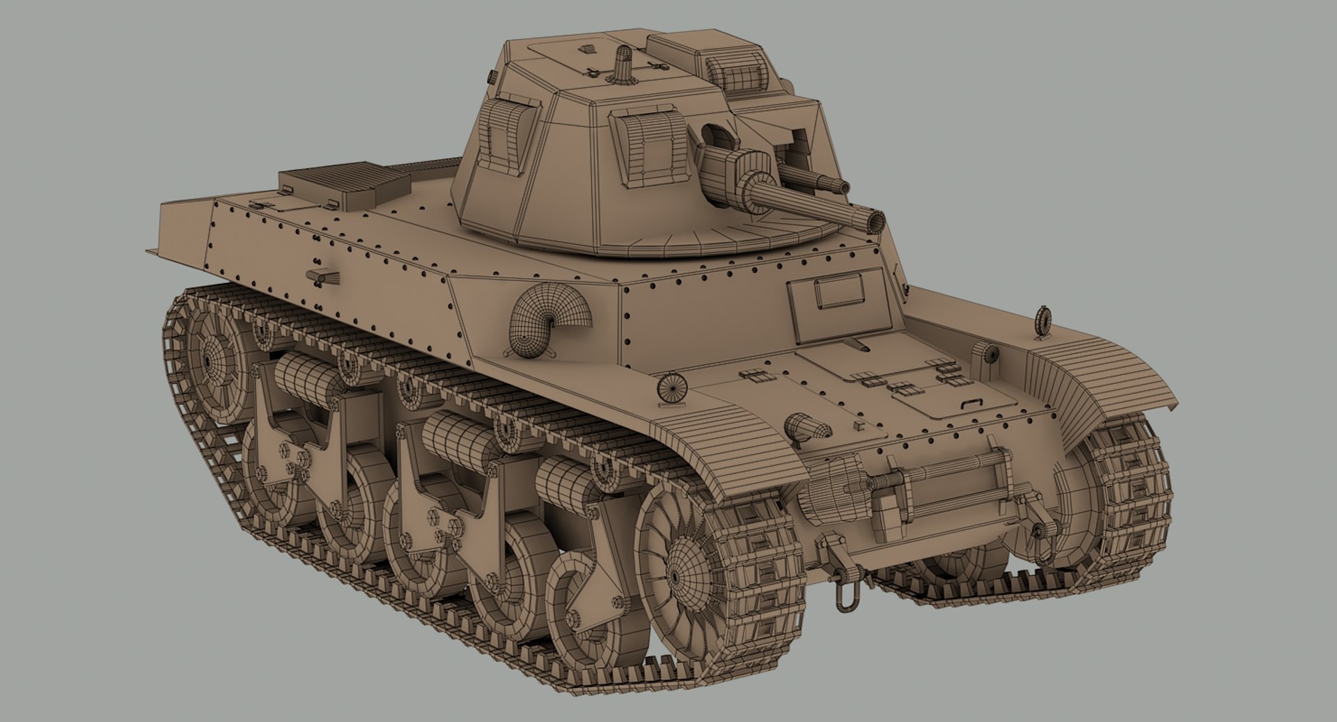 Ww2 Renault Acg1 Tank 3D - TurboSquid 1307504