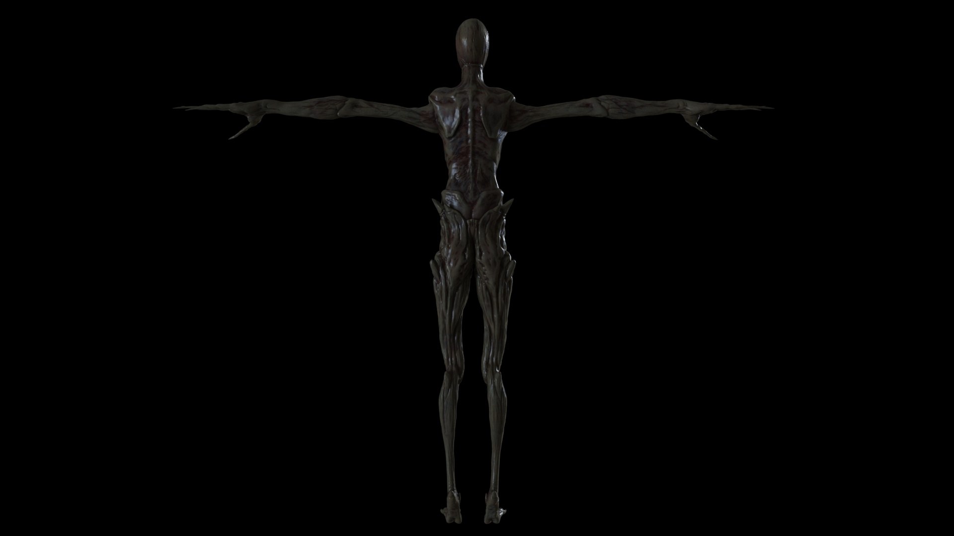 Creepy Scary Surrealistic Horror Monster Creature Model - TurboSquid ...