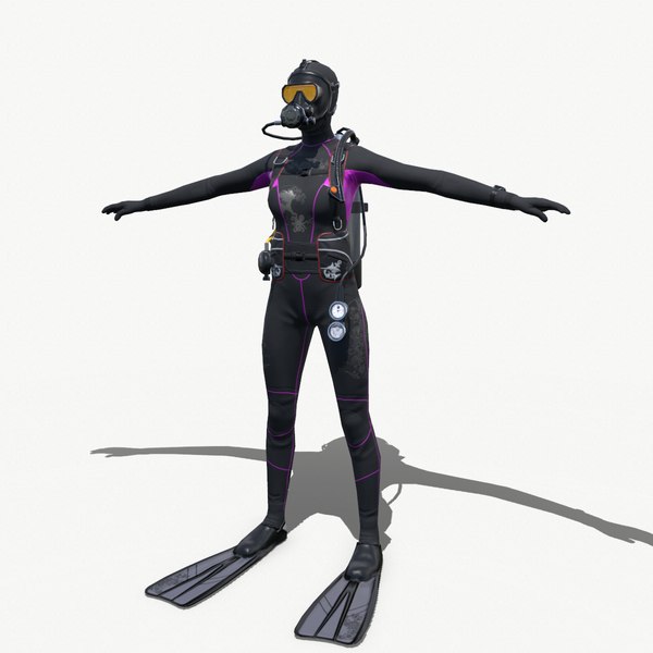 3D Diver Models | TurboSquid
