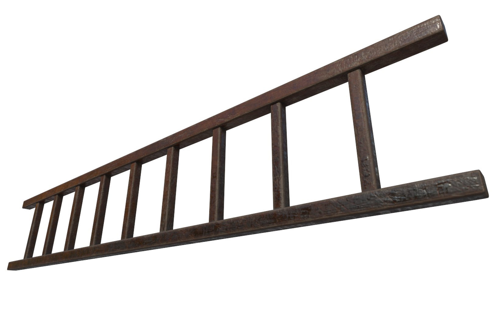 Wooden ladder model - TurboSquid 1397382