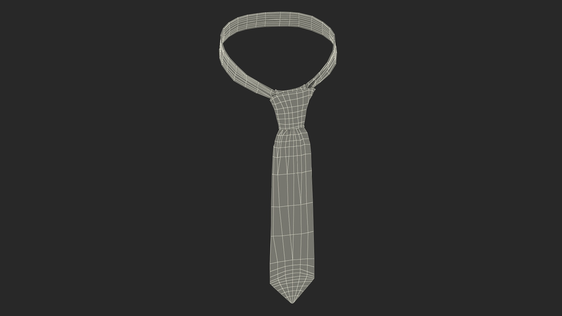 3D Striped Necktie Fashion Accessory Model - TurboSquid 2199219