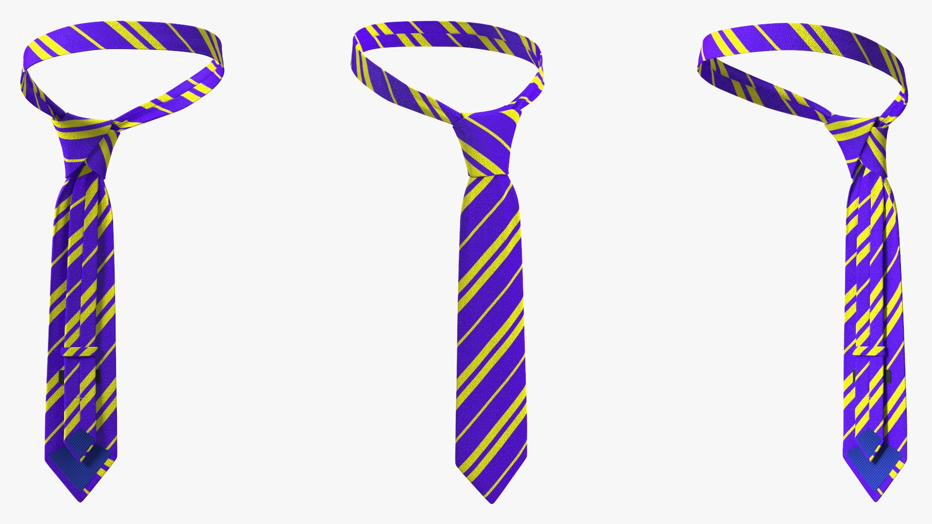 3D Striped Necktie Fashion Accessory Model - TurboSquid 2199219
