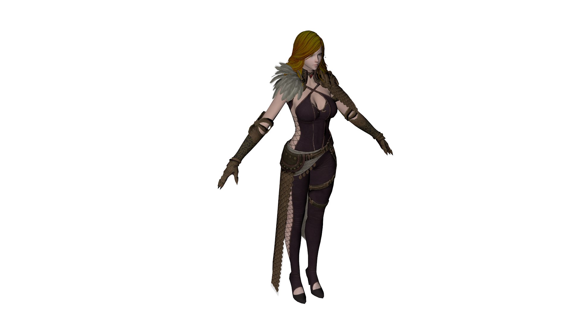 The Shadow Huntress 3D Model - TurboSquid 2365889