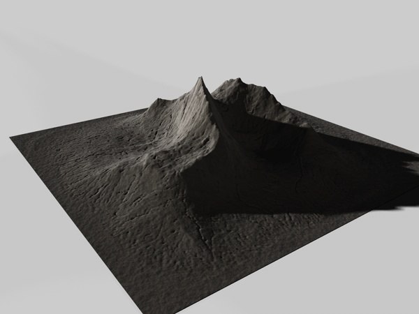 3d mountain landscape