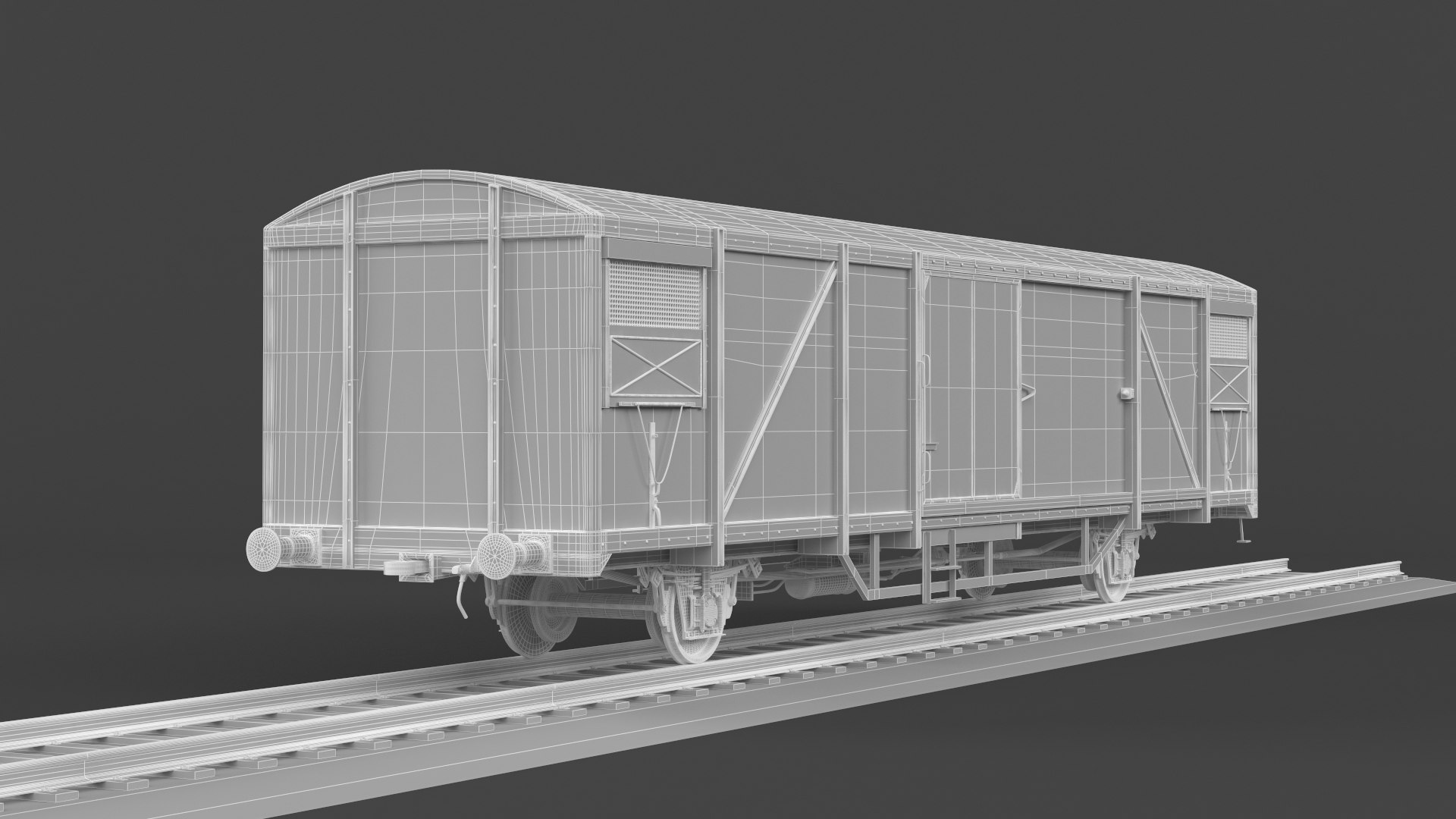Boxcar Model - TurboSquid 2403308