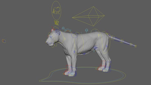 3D Lion Animated model - TurboSquid 1876643