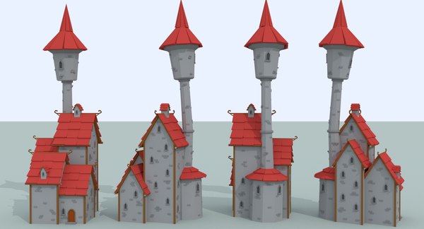 3D model medieval city pack - TurboSquid 1171055