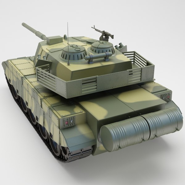 al-zarrar pakistan main battle tank 3d 3ds