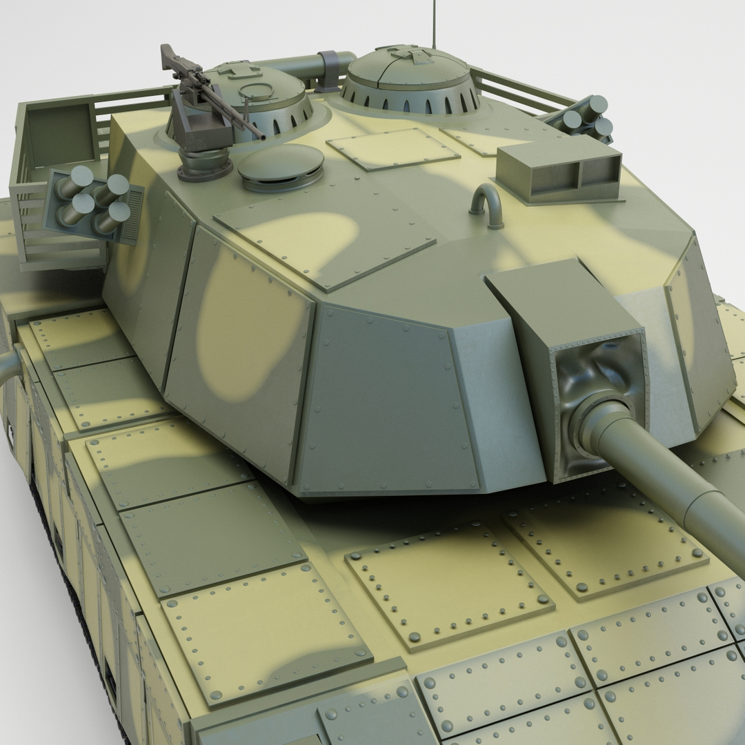 al-zarrar pakistan main battle tank 3d 3ds