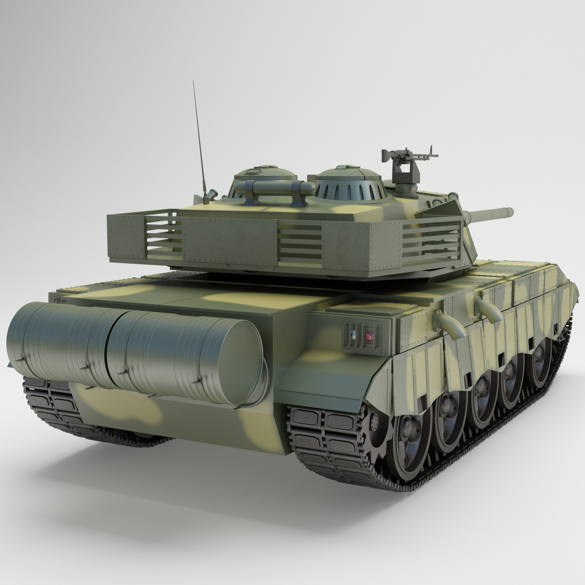 al-zarrar pakistan main battle tank 3d 3ds