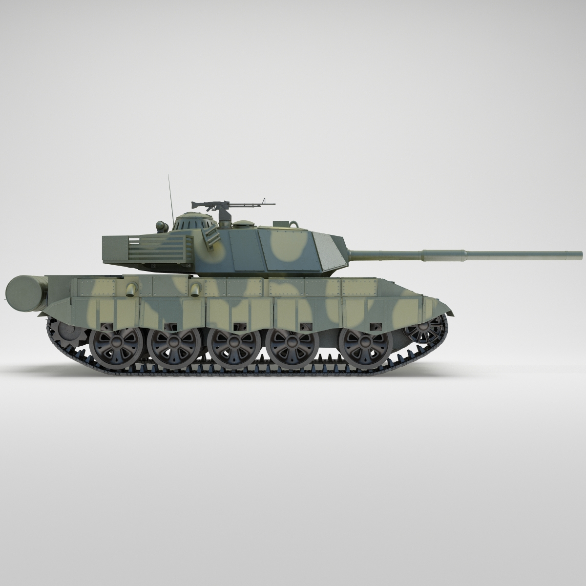 al-zarrar pakistan main battle tank 3d 3ds