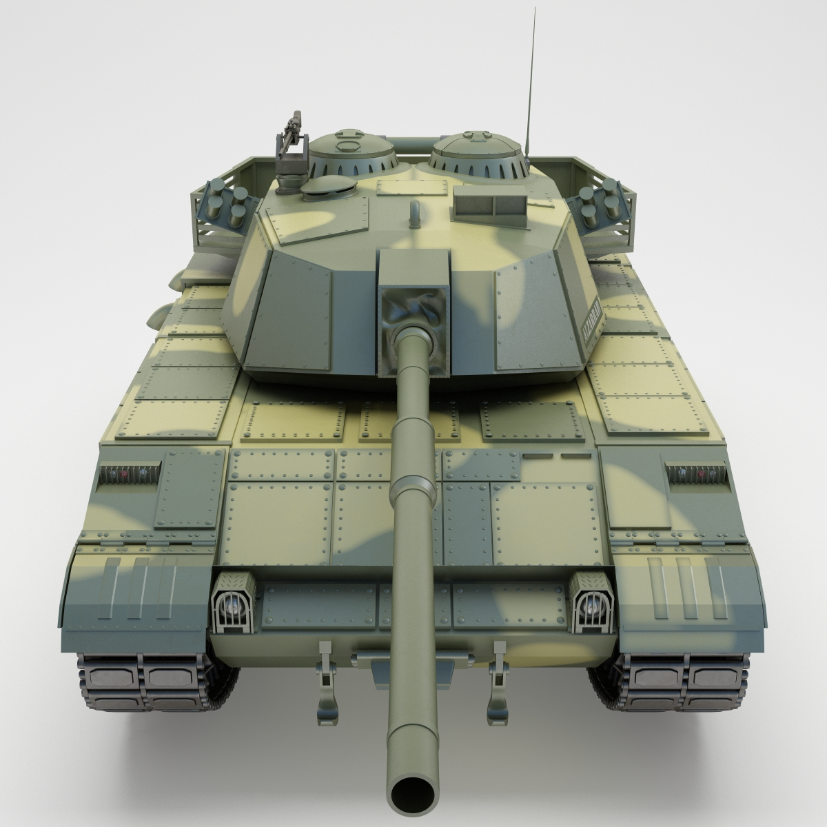 al-zarrar pakistan main battle tank 3d 3ds