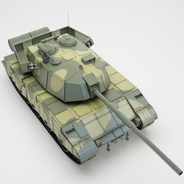 al-zarrar pakistan main battle tank 3d 3ds
