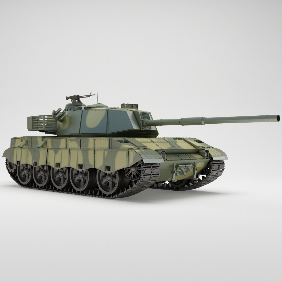 al-zarrar pakistan main battle tank 3d 3ds