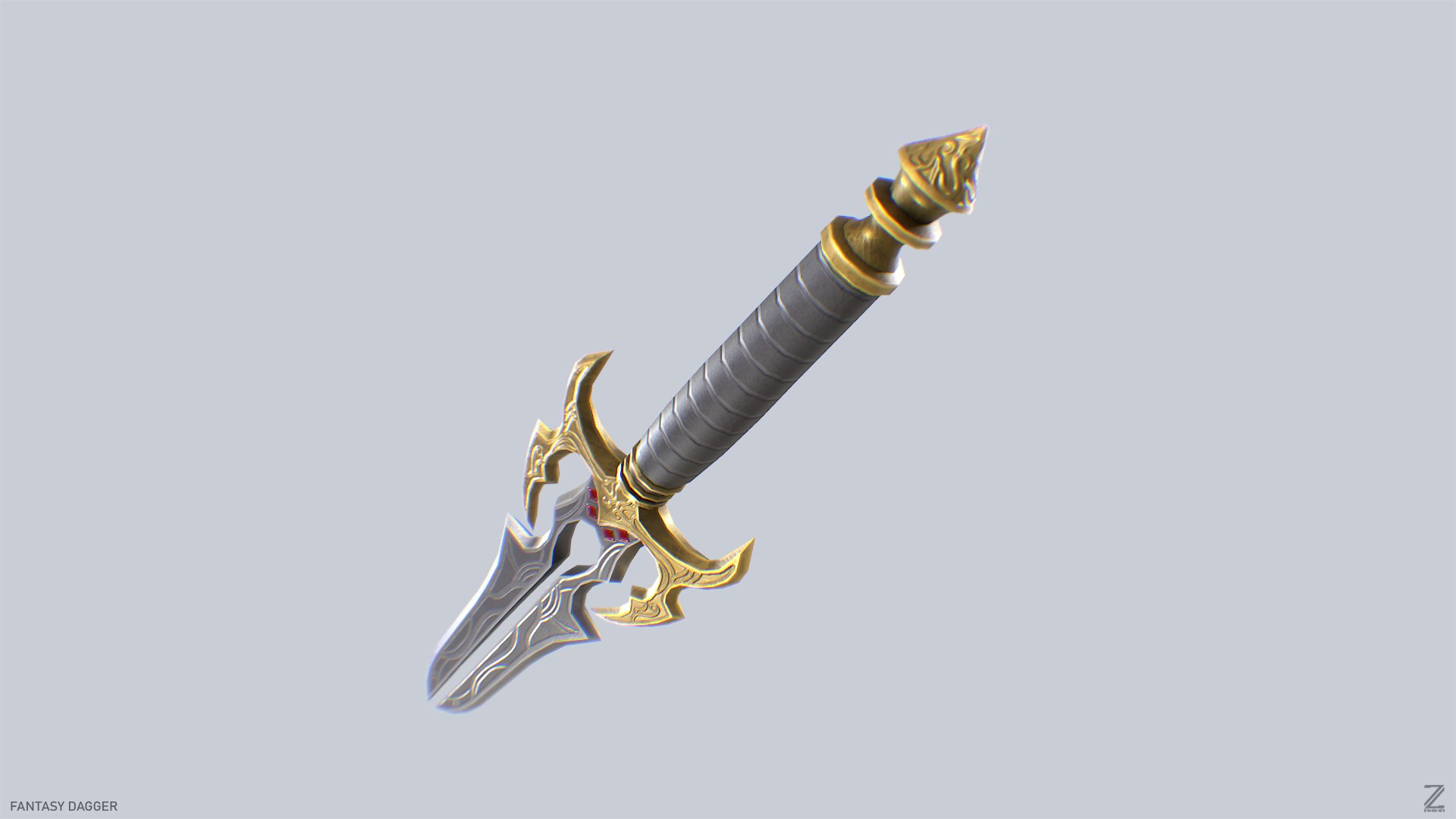 3D Fantasy Dagger - TurboSquid 2230852