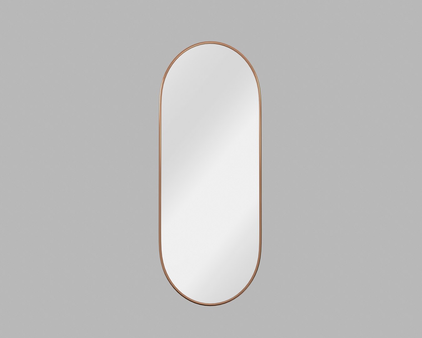 Capsule Shape Wall Mirror 3D Model - TurboSquid 1231994
