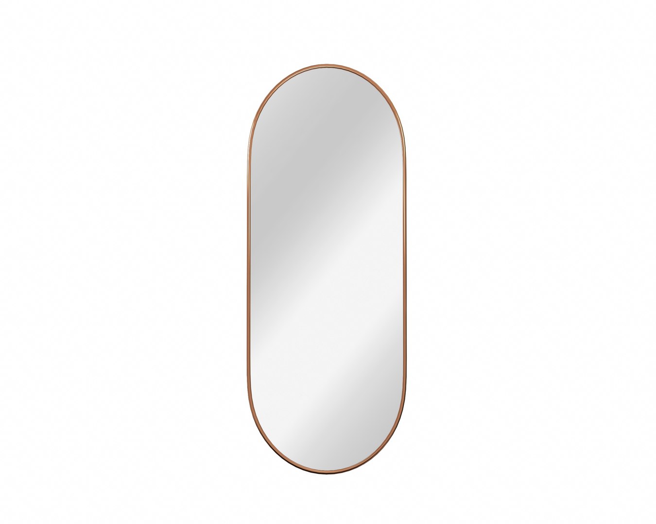 Capsule Shape Wall Mirror 3D Model - TurboSquid 1231994
