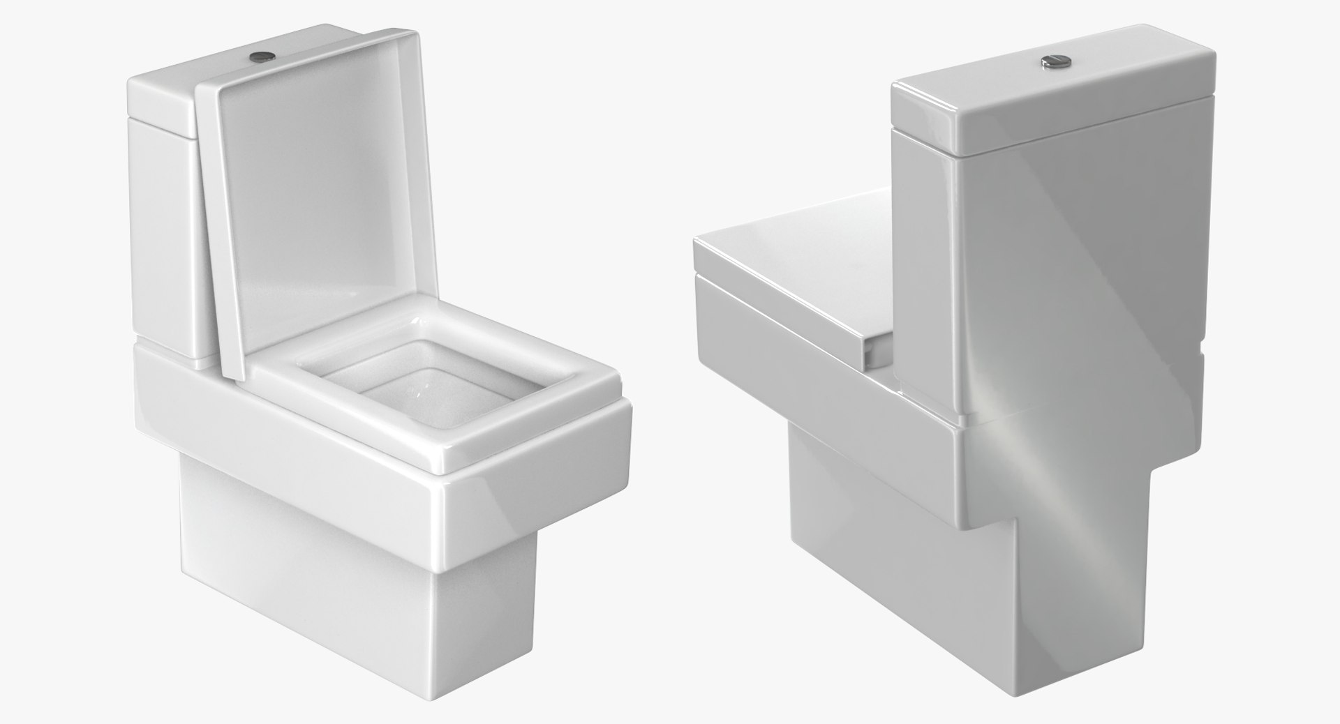 3D Model Modern Bathroom Toilet - TurboSquid 1215673