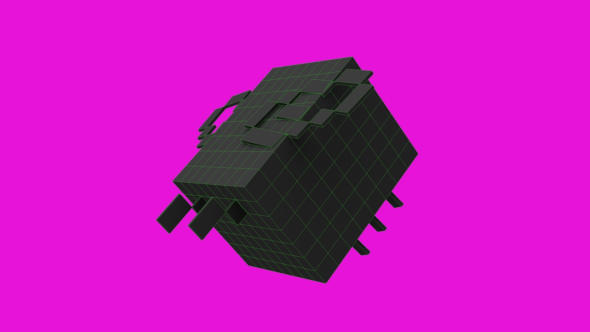 Minecraft Bee Model - TurboSquid 1842717