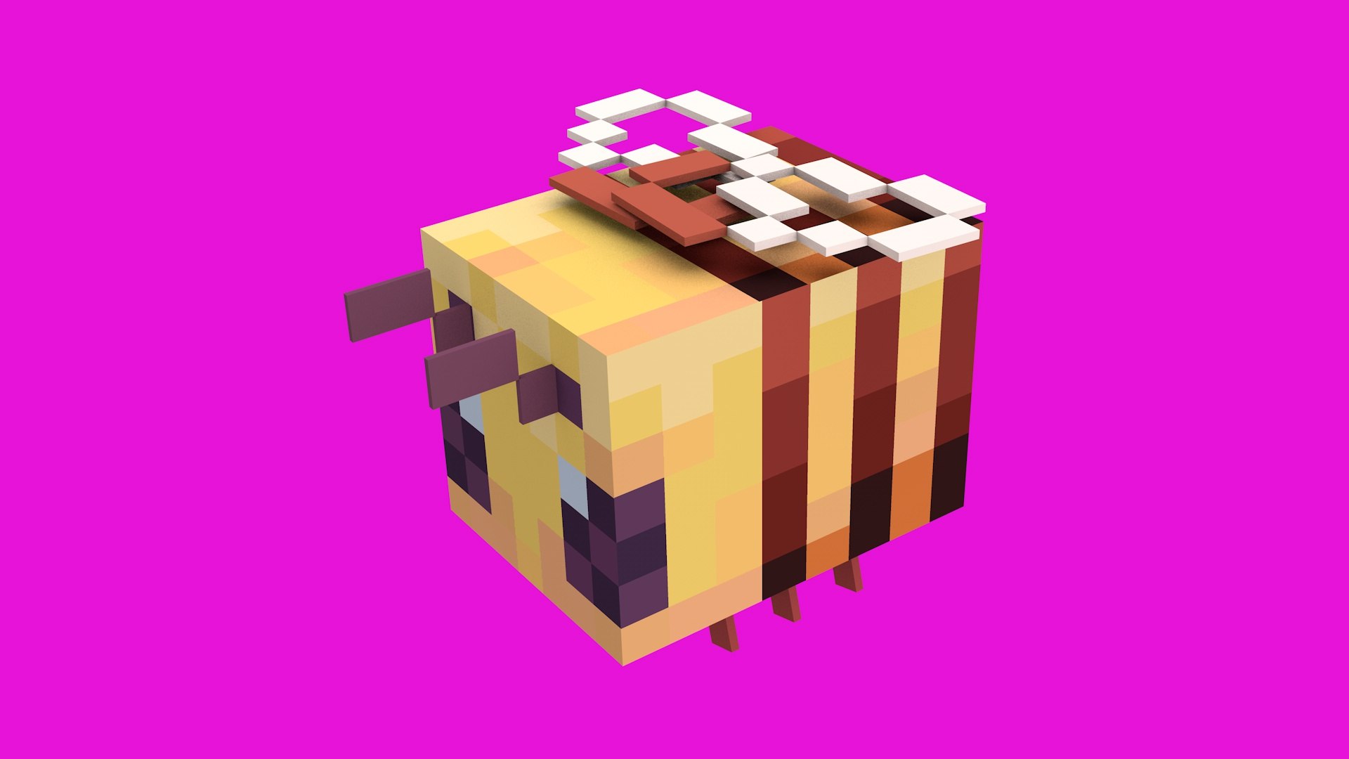 Minecraft Bee Model - TurboSquid 1842717