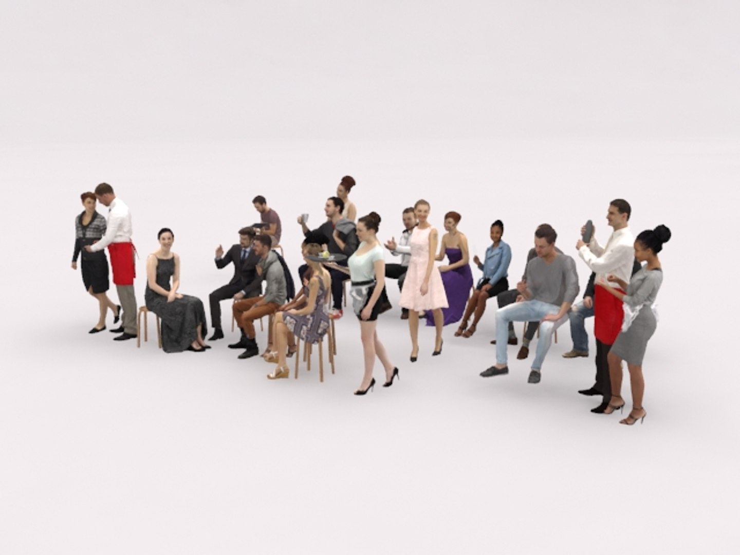 Scanned Characters People Casual 3D Model - TurboSquid 1491540