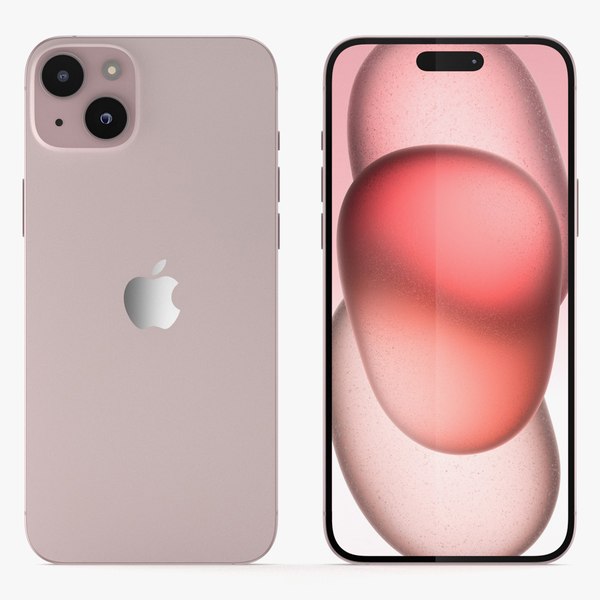 modelo 3d Apple iPhone 15 Plus Rosa - TurboSquid 2129174