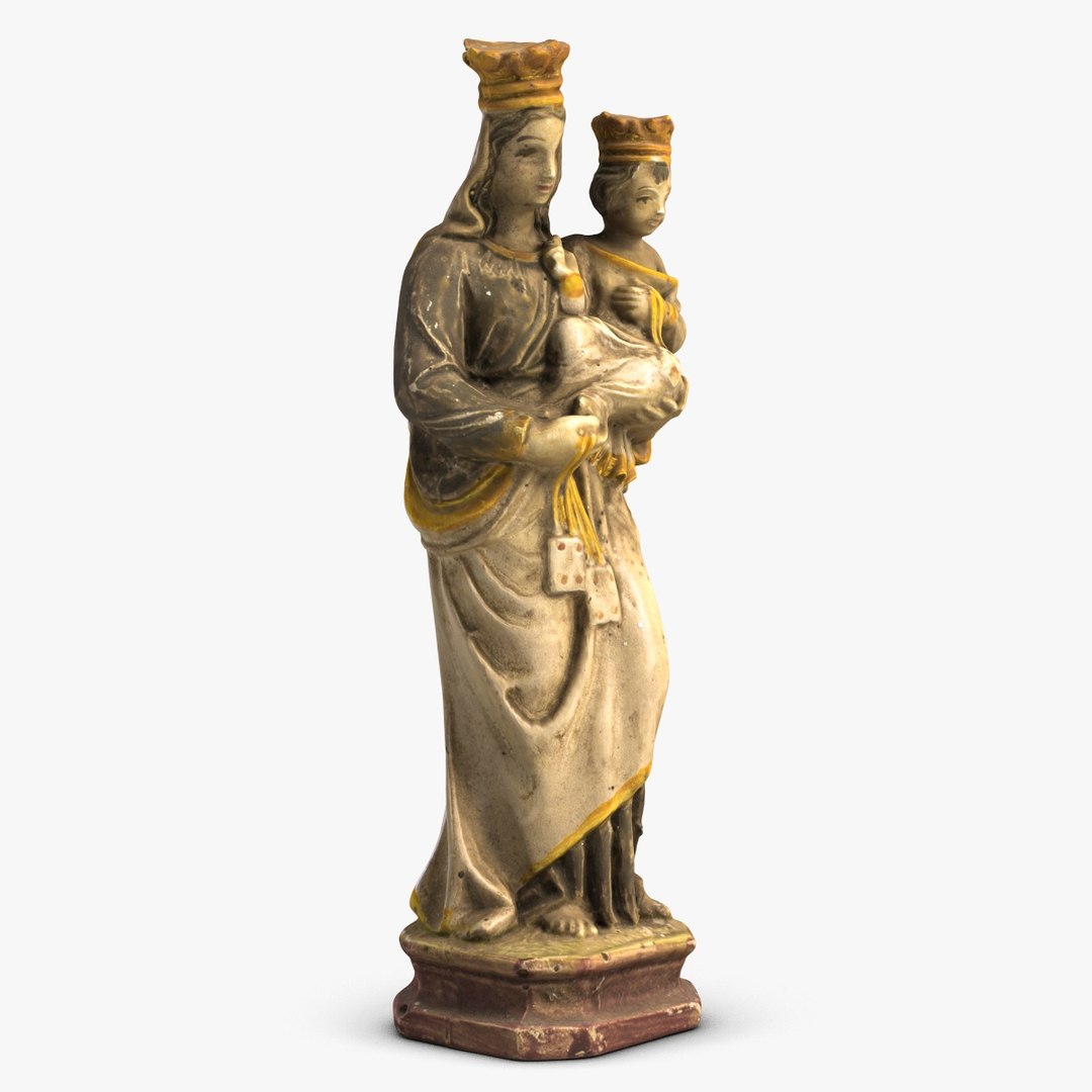 3d Santa Maria Jesus Baby Model
