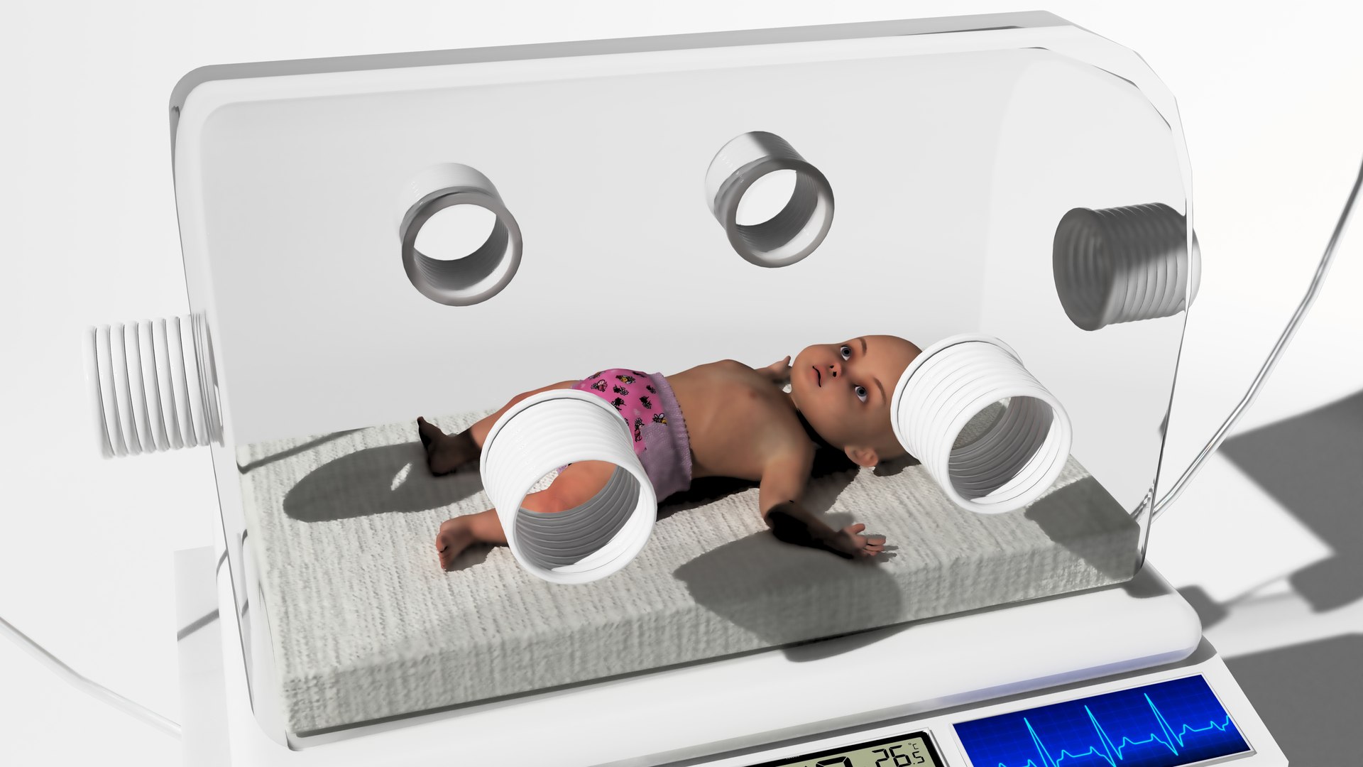 Baby Incubator 8K Model - TurboSquid 2348468