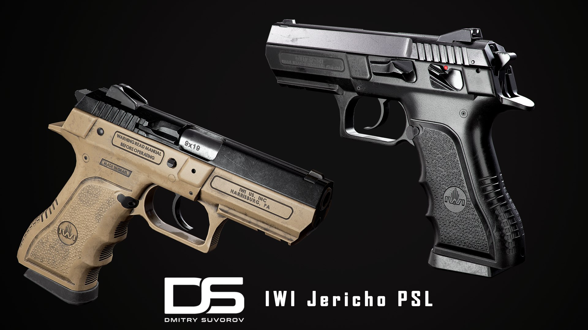 3D Model Ready Iwi Jericho 941 - TurboSquid 1562569