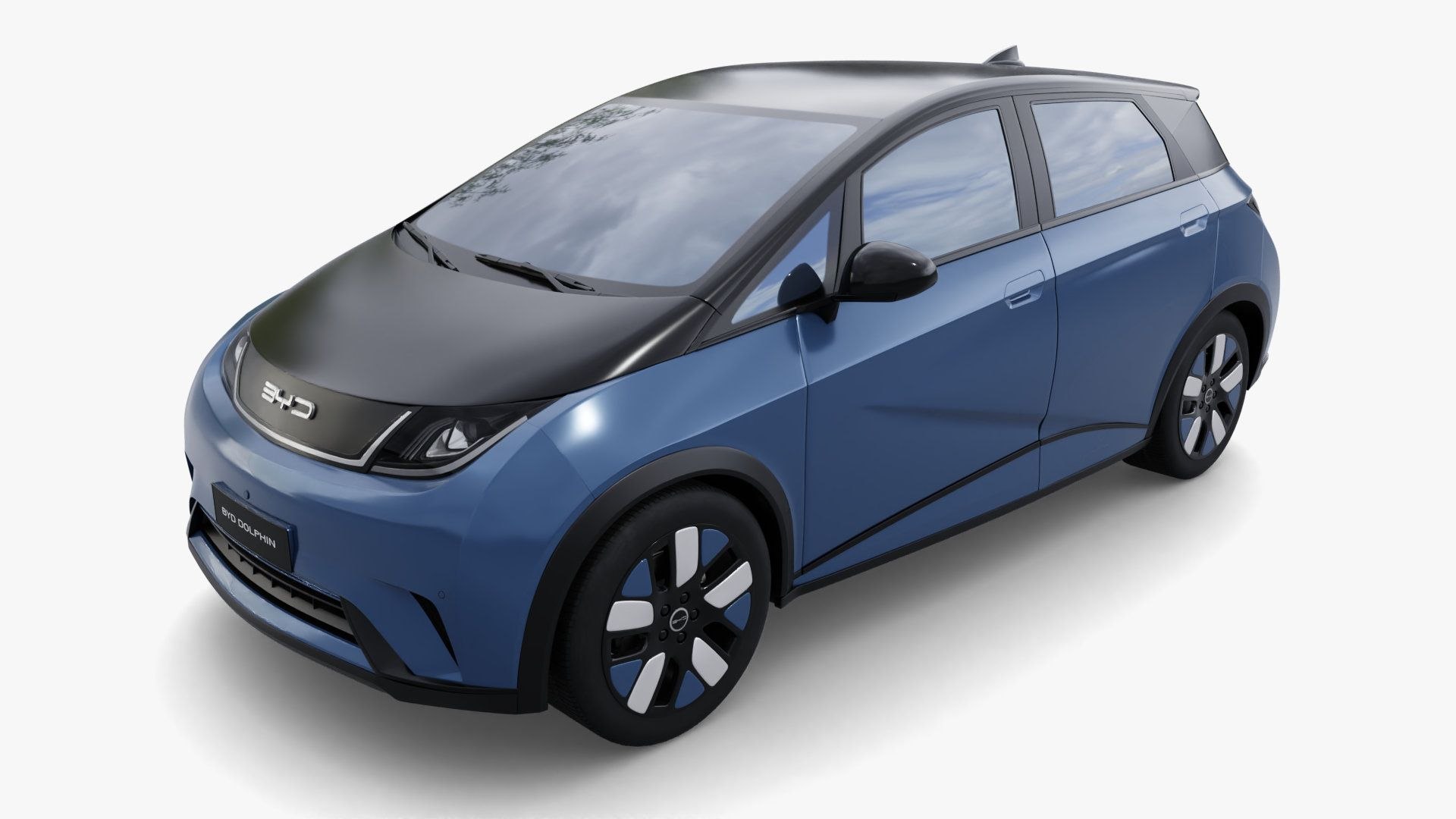 BYD Dolphin EV 2023 Atlantis Grey Model - TurboSquid 2407674