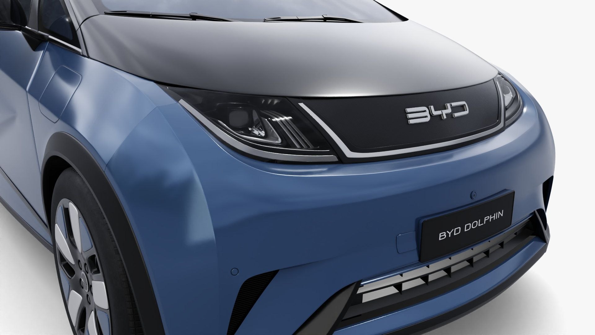 BYD Dolphin EV 2023 Atlantis Grey Model - TurboSquid 2407674