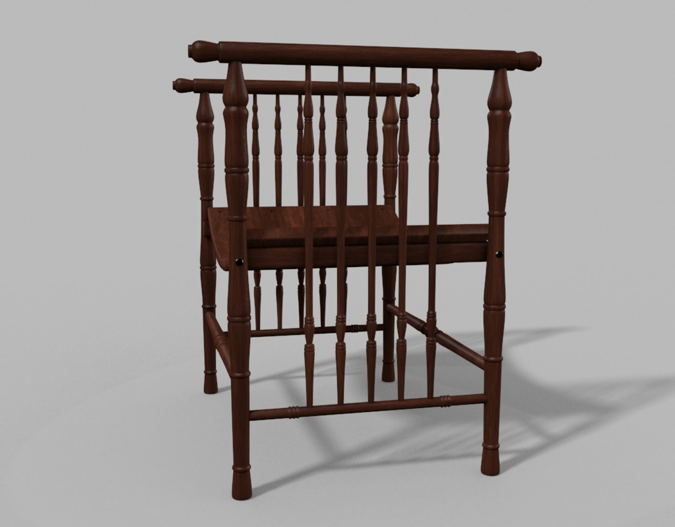 3d Antique Bustle Bench