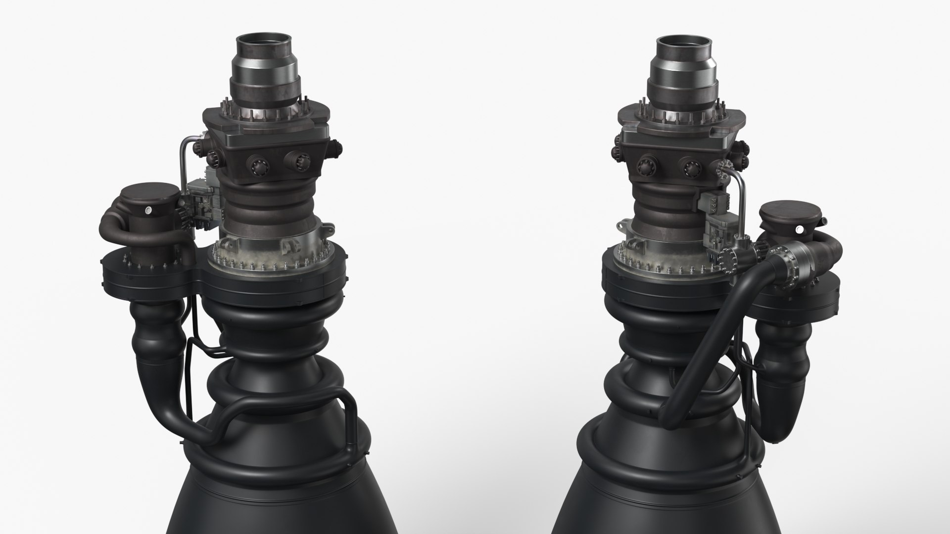 3D Modern Rocket Engine - TurboSquid 2391854