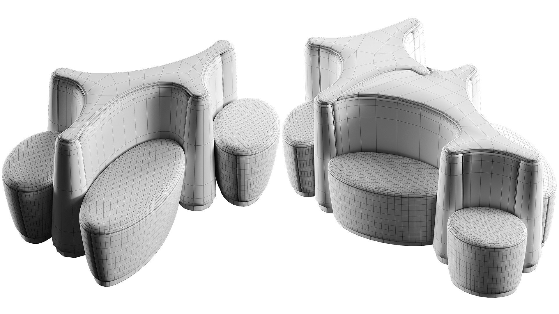 Sofa Atlek DNA Collection 3D Model - TurboSquid 2336656