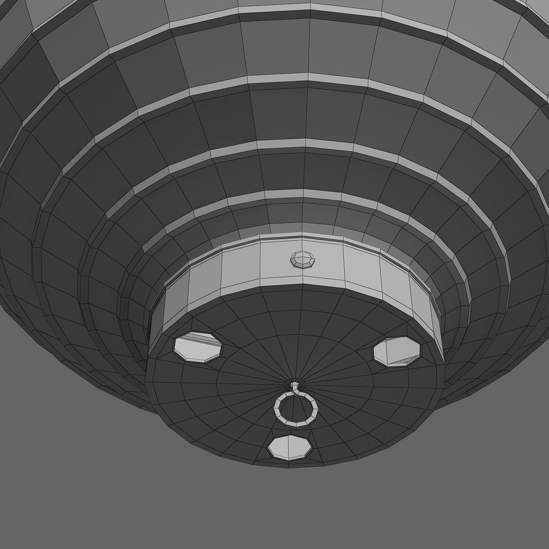 Japanese Paper Lantern Lights 3d Model