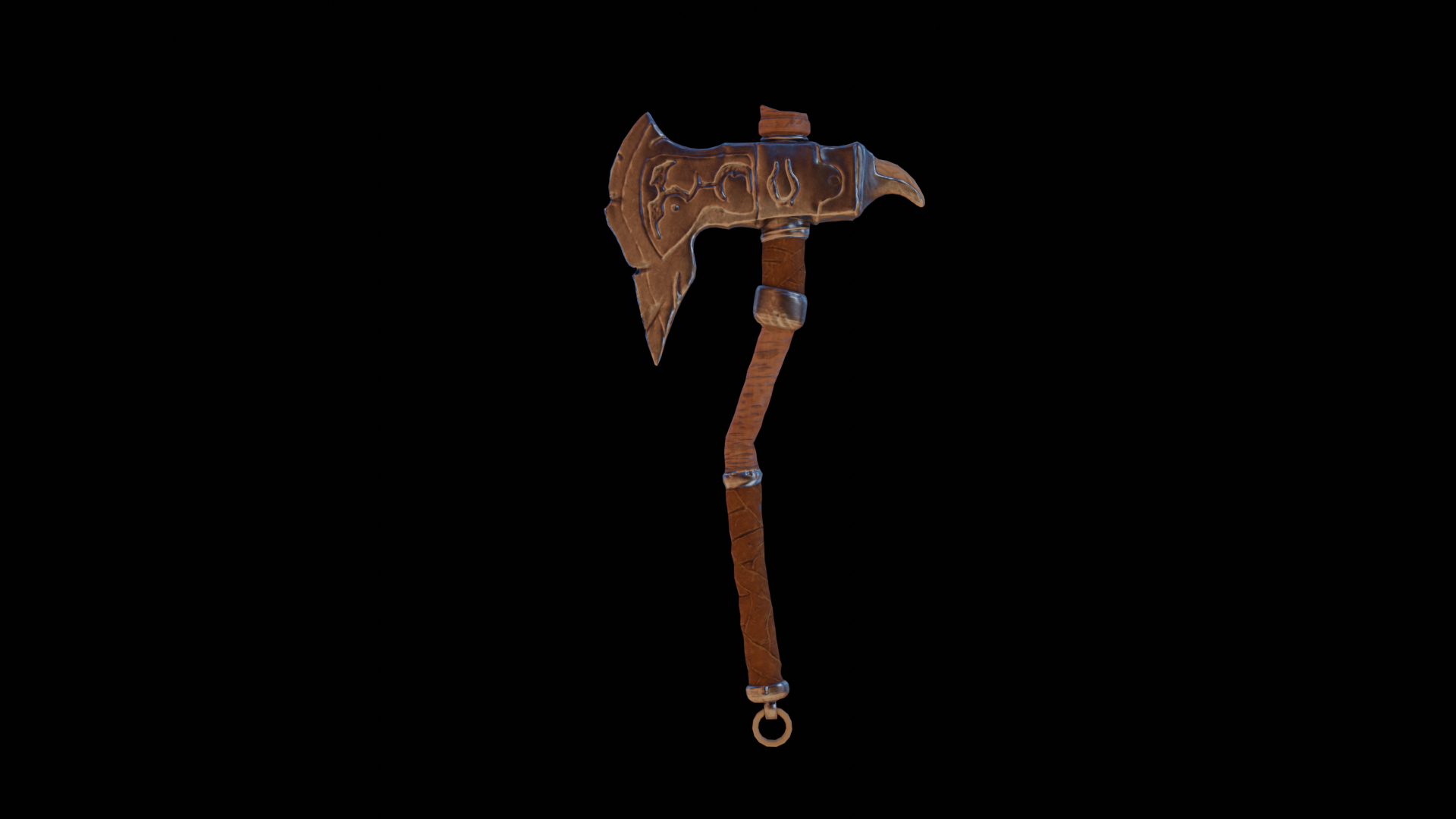 3D Model Stylized Axe - WarAxe - 4K Textures - TurboSquid 2018980