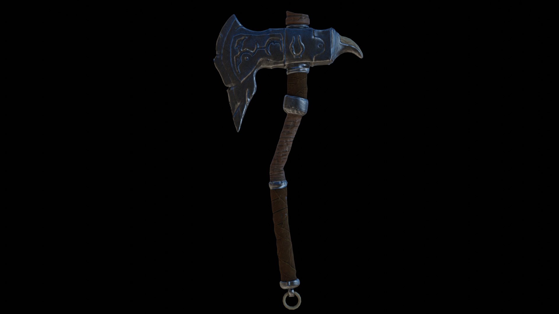 3D Model Stylized Axe - WarAxe - 4K Textures - TurboSquid 2018980