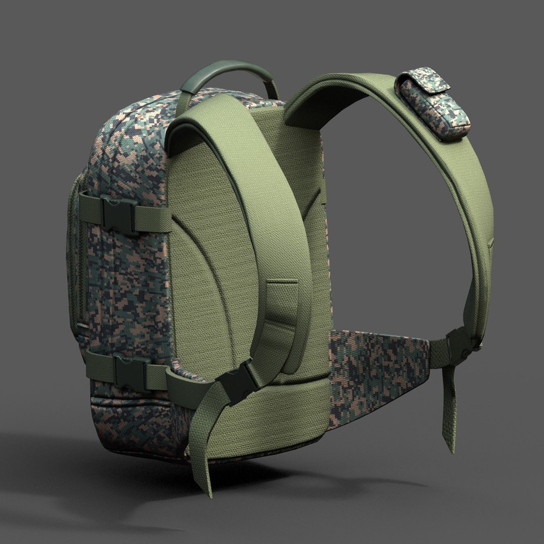 3D Bag Backpack Model - TurboSquid 1575160